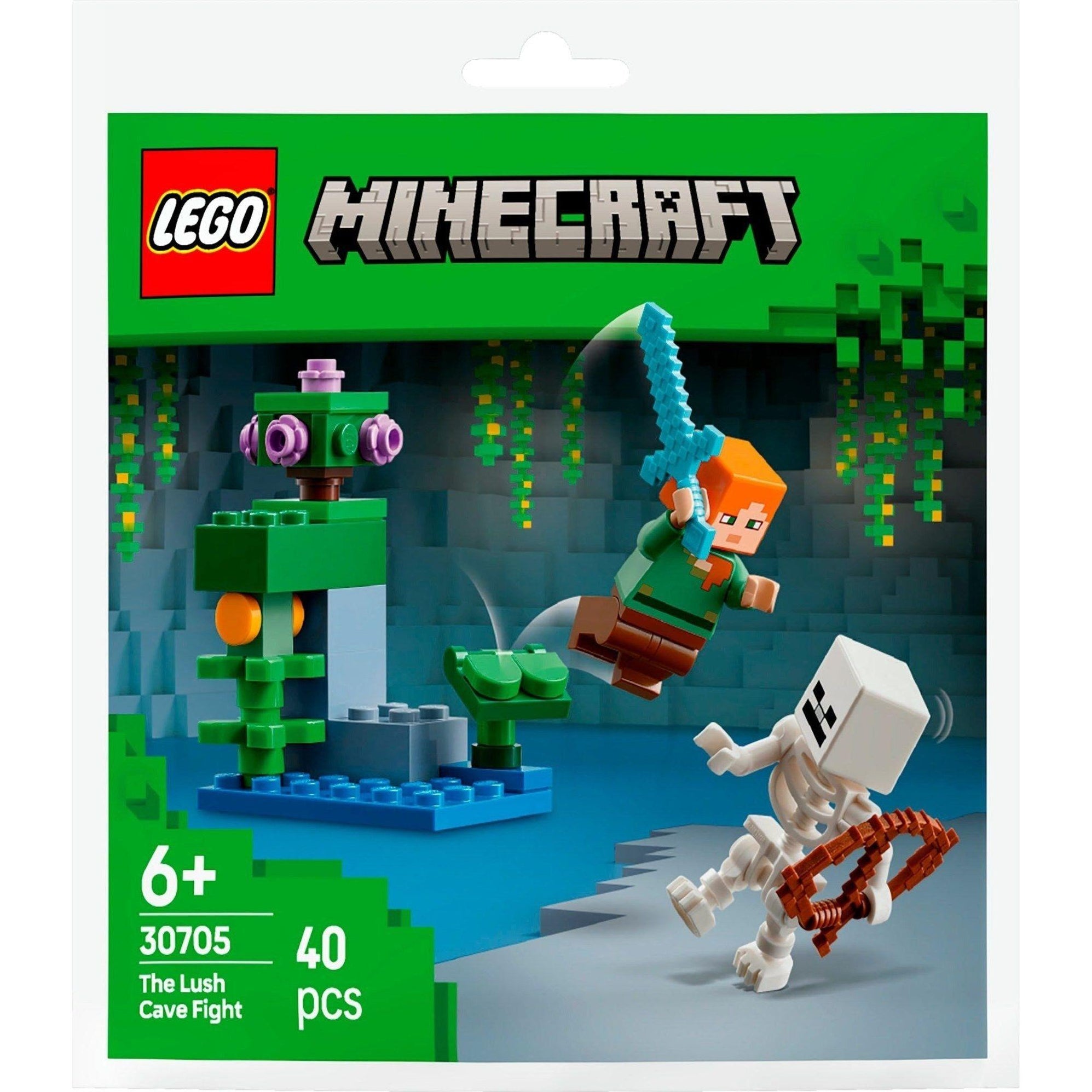 LEGO Minecraft 30705 The Lush Cave Fight Recruitment Bag — Brickabrac