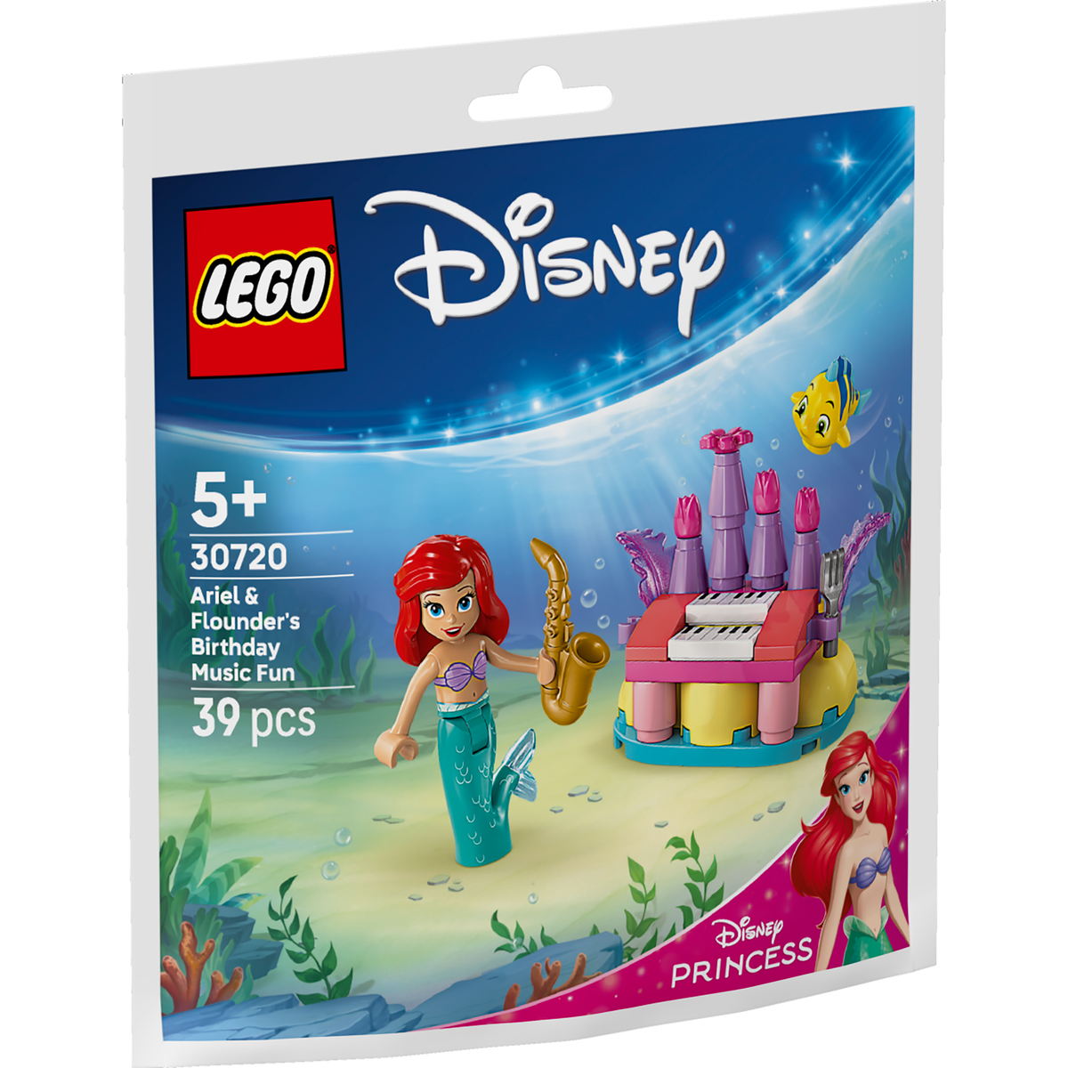 LEGO Disney 30720 Ariel & Flounder's Birthday Music Fun Recruitment Ba ...
