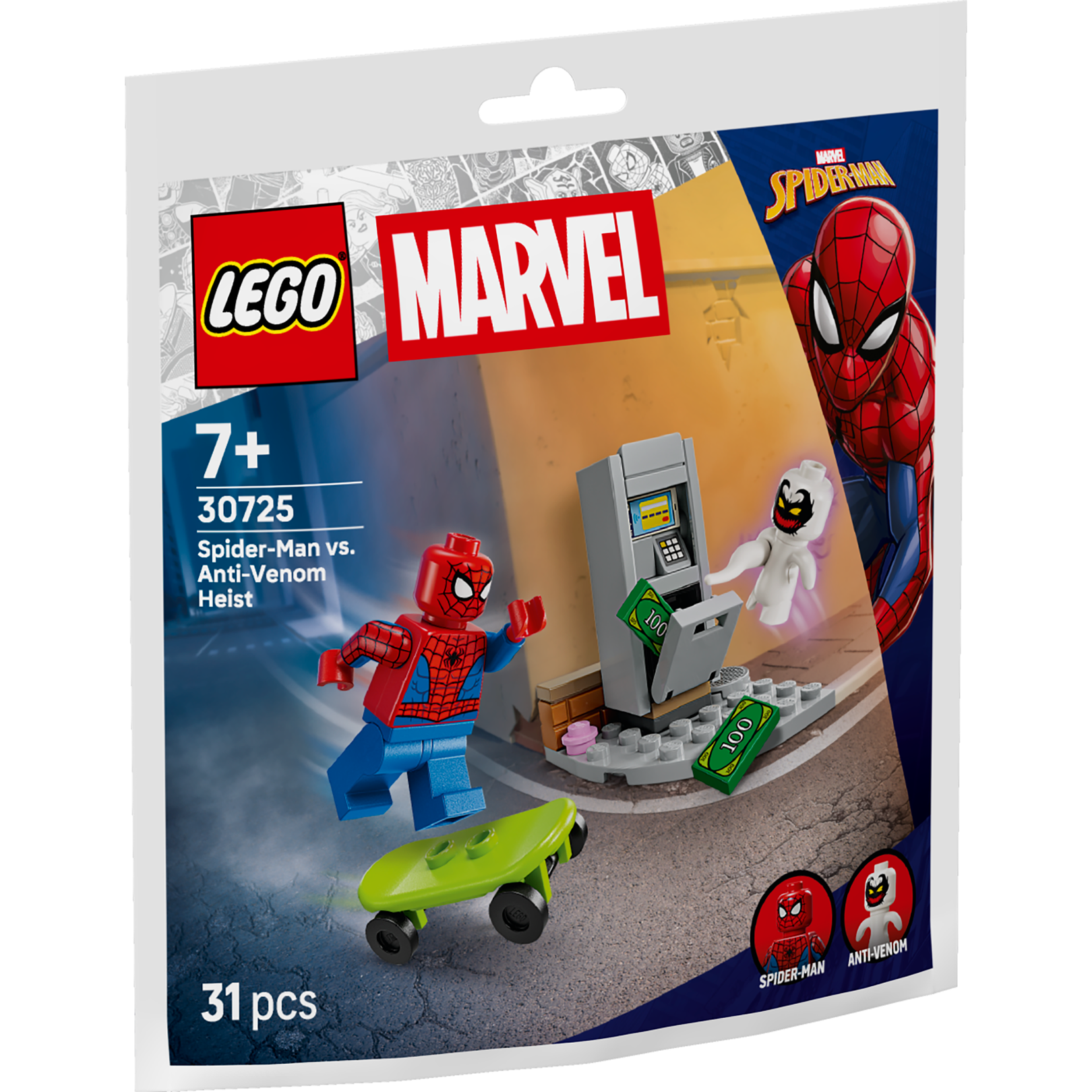 LEGO Marvel 30725 Spider-Man vs. Anti-Venom Heist Recruitment Bag ...