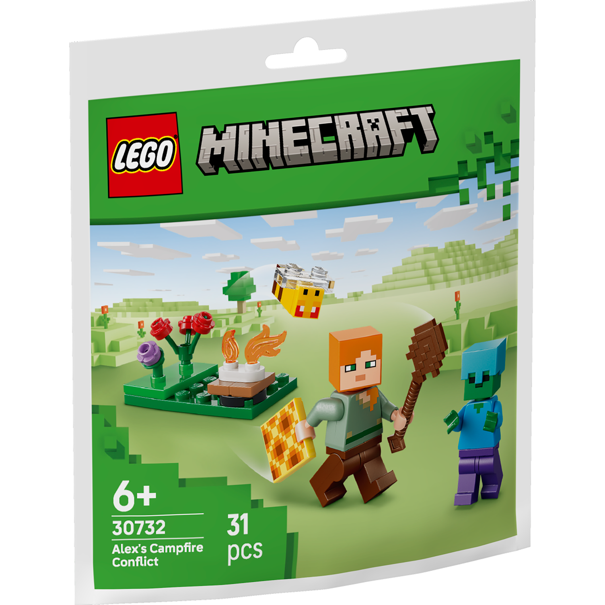 LEGO Minecraft 30732 Alex's Campfire Conflict Recruitment Bag — Brickabrac