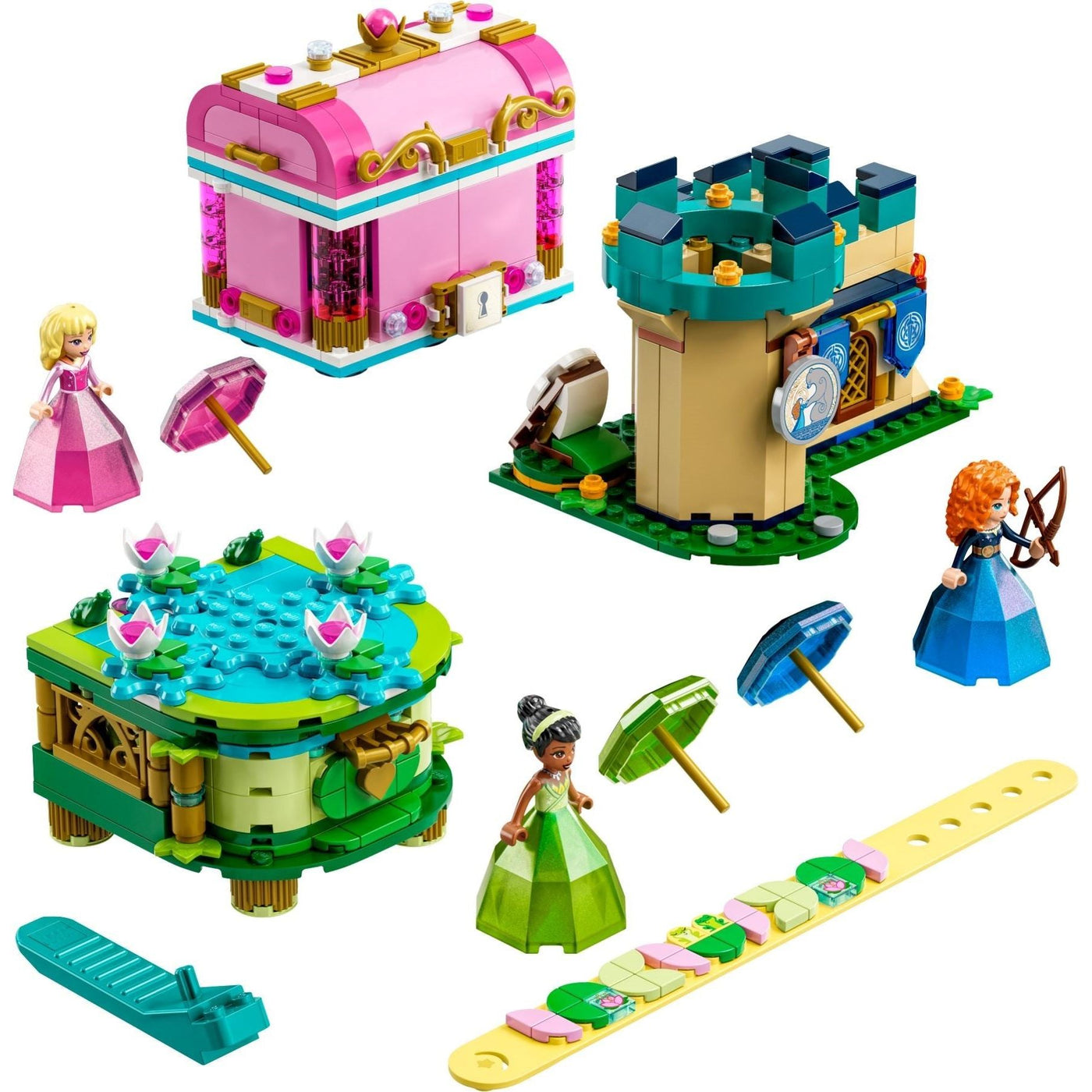 LEGO Disney Princess' 43203 Aurora, Merida and Tiana's Enchanted Creat — Brick-a-brac-uk