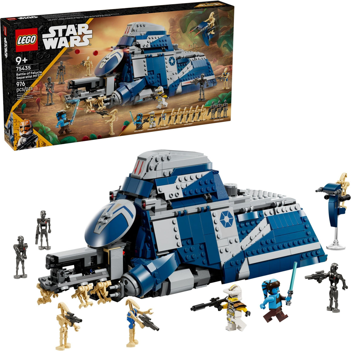 LEGO Star Wars 75435 Separatist MTT Battle of Felucia | Commander Bly ...