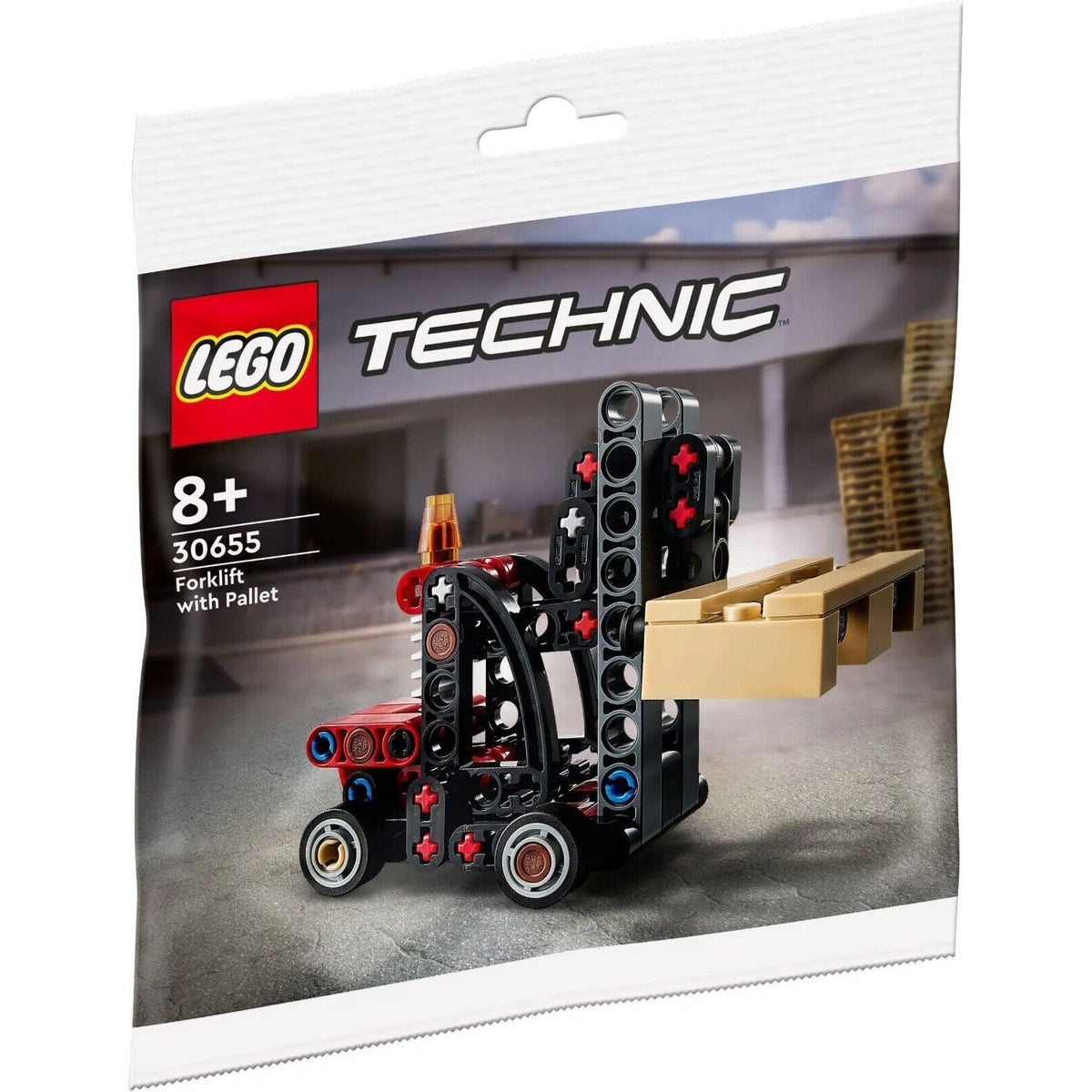 LEGO Technic 30655 Forklift with Pallet Polybag — Brick-a-brac-uk